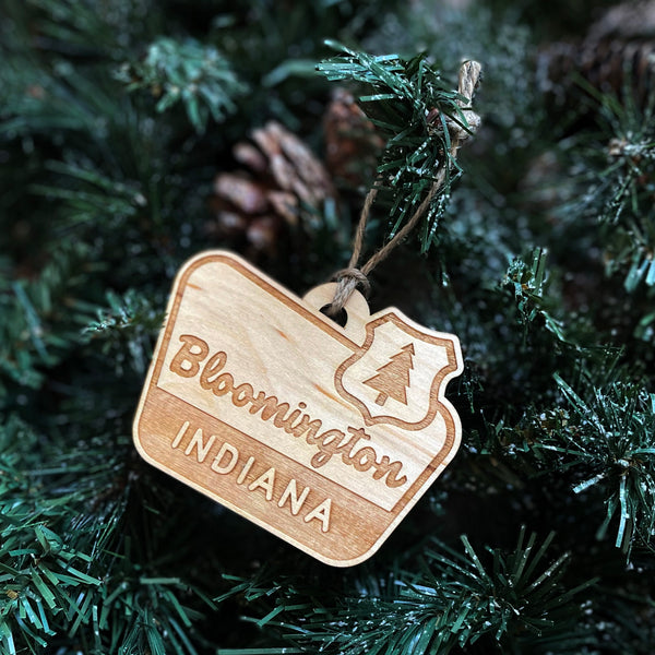 Customized Town Sign Ornament - Blue Studio Creative